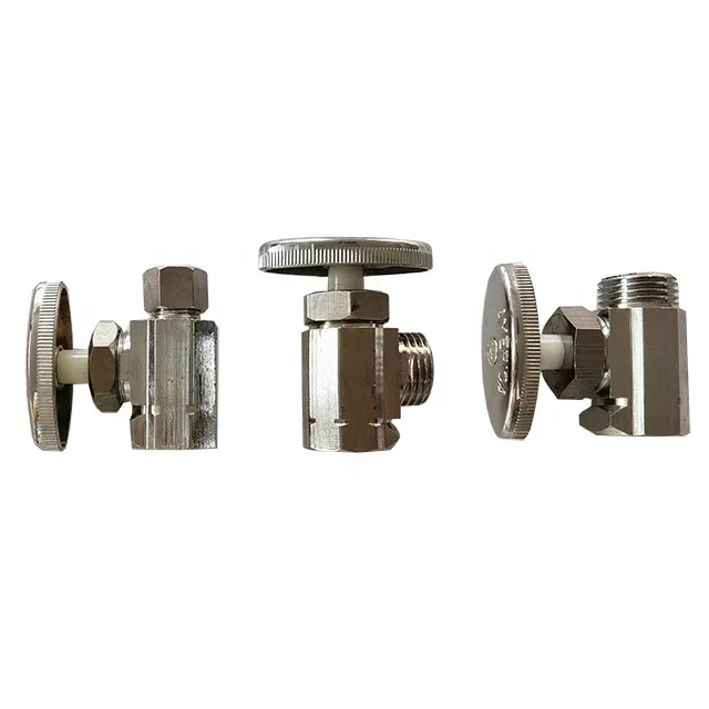 Mip Angle Valve Us Market Bathroom Water Stop Brass 1/2fip*3/8 Od 100 ...
