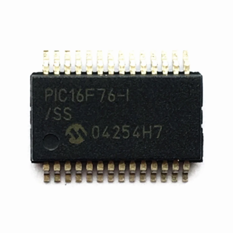 Microcontroller Ic Chip Pic16f76-i/so/ss Pic16f76-i/sp Pic16f76-i/ml Ic Mcu 8bit 14kb Flash ...