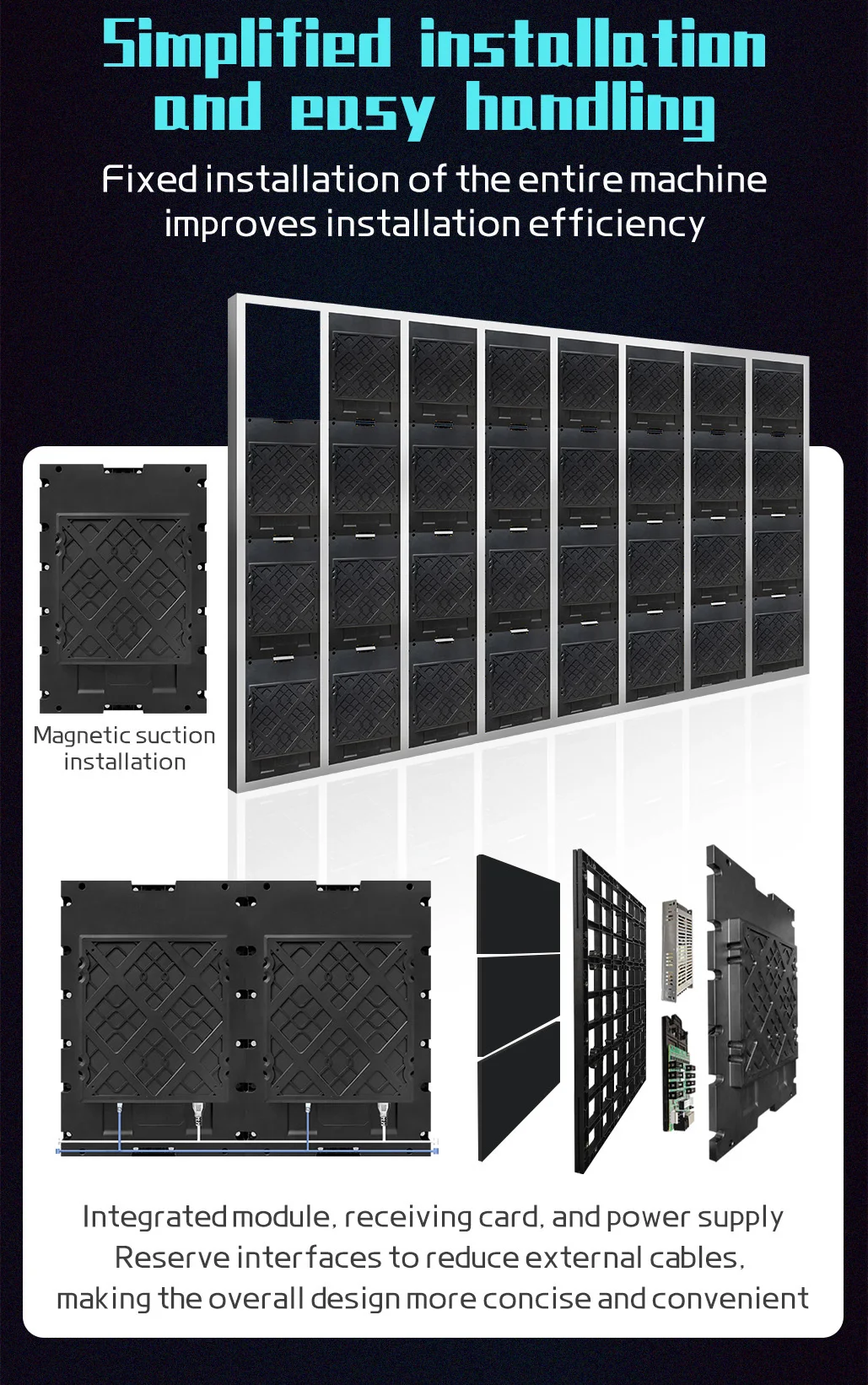 Small Pitch-c Series Led Display 3840hz High Refresh Rate Design Led ...