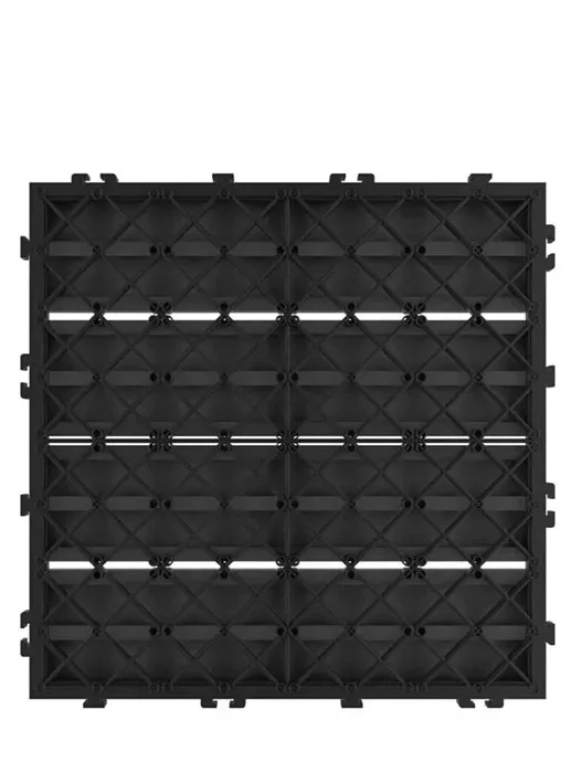 Wood Plastic Composite Grid Wood Flooring Wpc Interlocking Deck Tile ...
