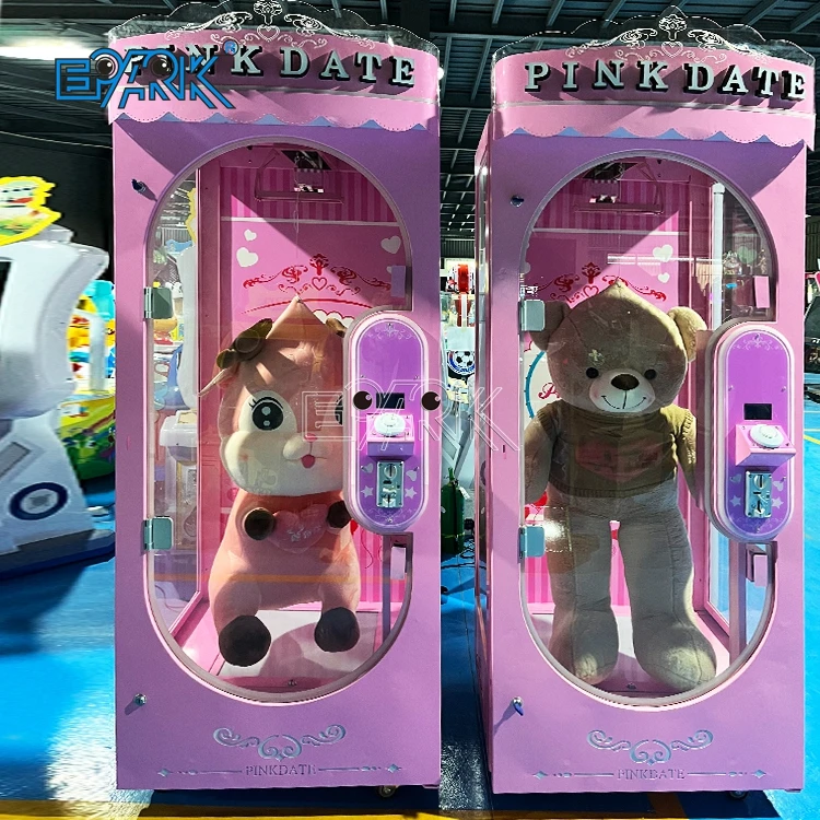 Pink Date Cut Prize Coin Amusement Arcade Game Machine