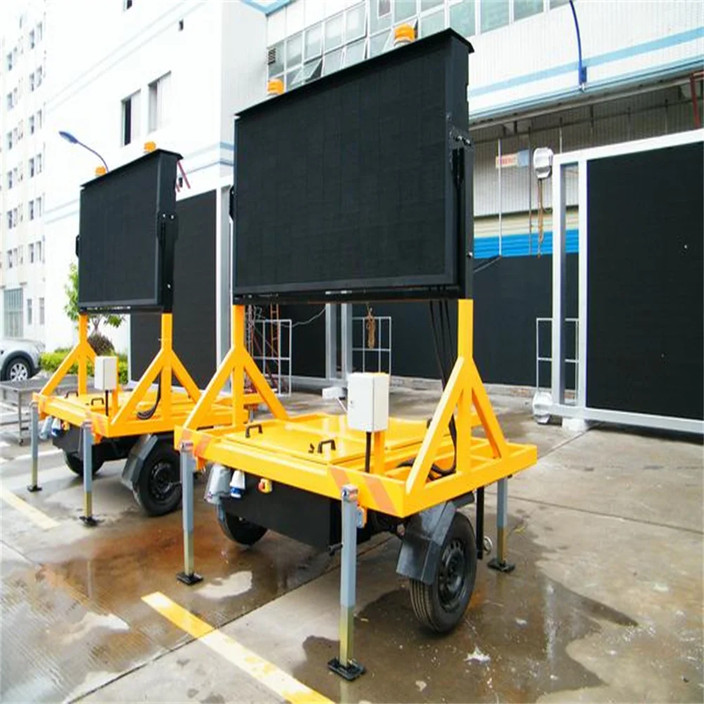 Mobile Variable Message Sign - Solar Trailer LED Signs