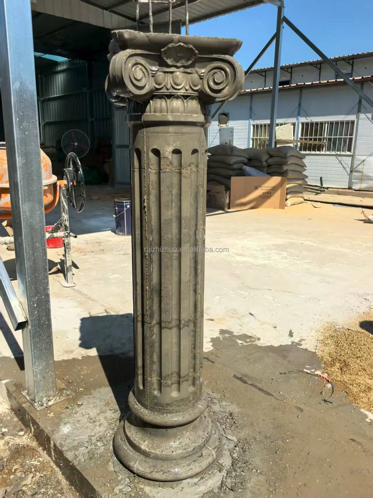 25 cm Diameter New Head Pillar Design with Whole Pillar Mold Set 120 cm ...
