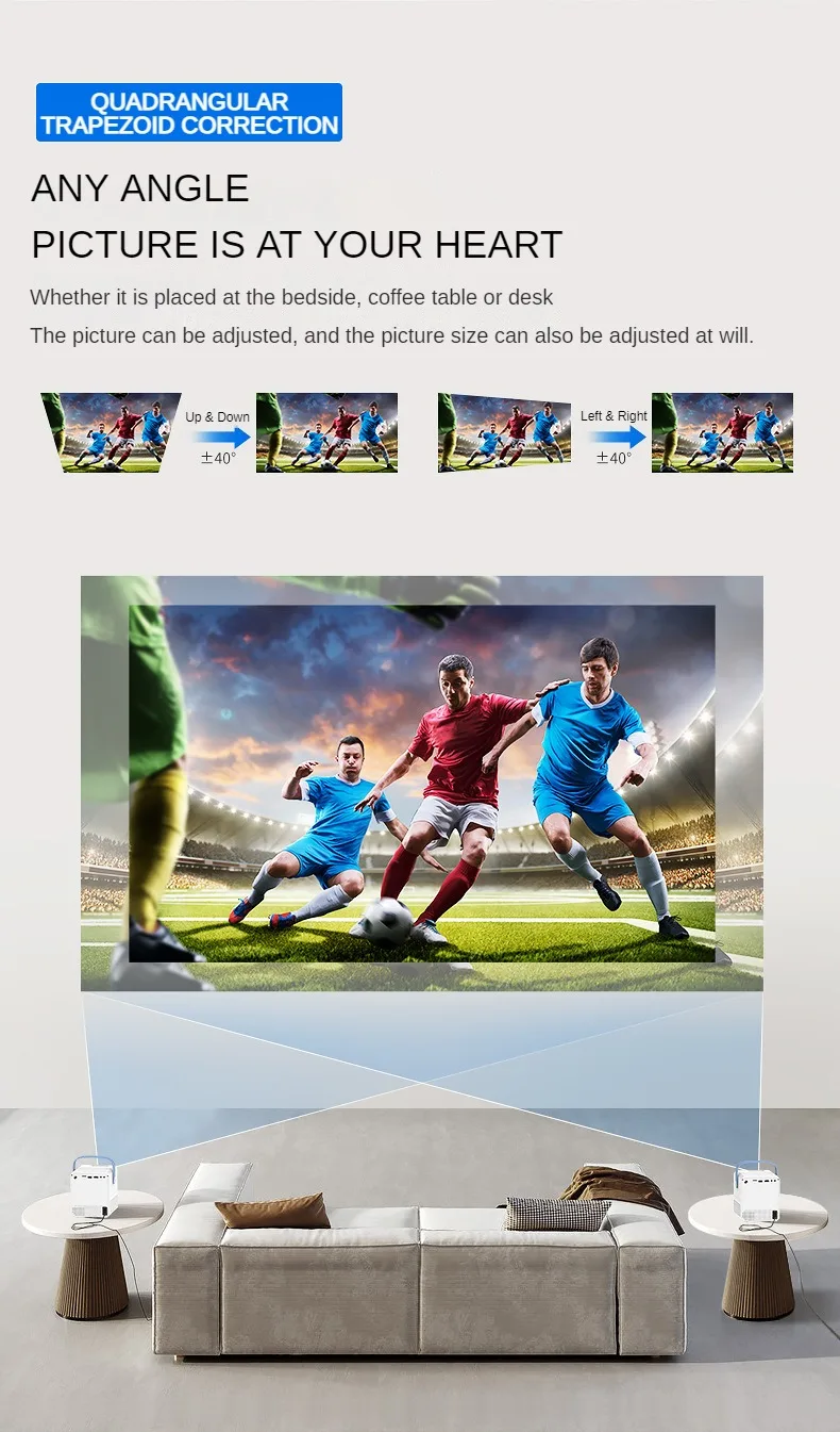 4k 3d Android Smart Wifi Pico Mini Pocket Portable Led Home Theater For ...