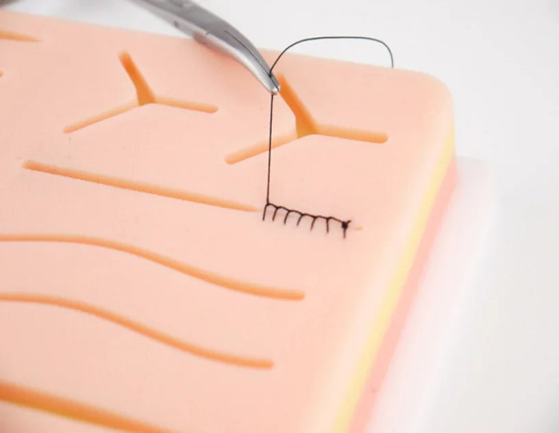 Medical Grade Silicon Rubber Surgical Suturing Arm Leg Model Free ...