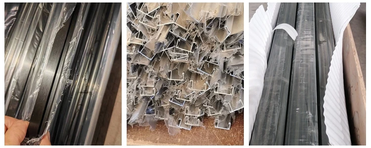 Shop Our Factory Stock of Black Gold Brushed Aluminum Extrusion Picture ...