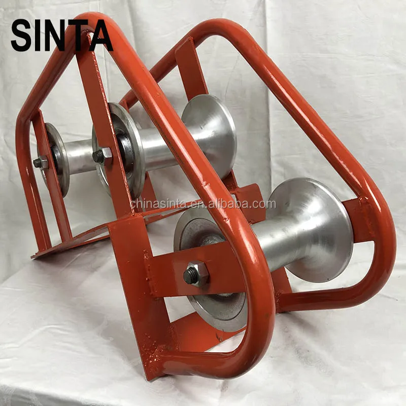 Pulling Cable Into Ducts Cable Pulley Machine Manhole Cable Rollers ...