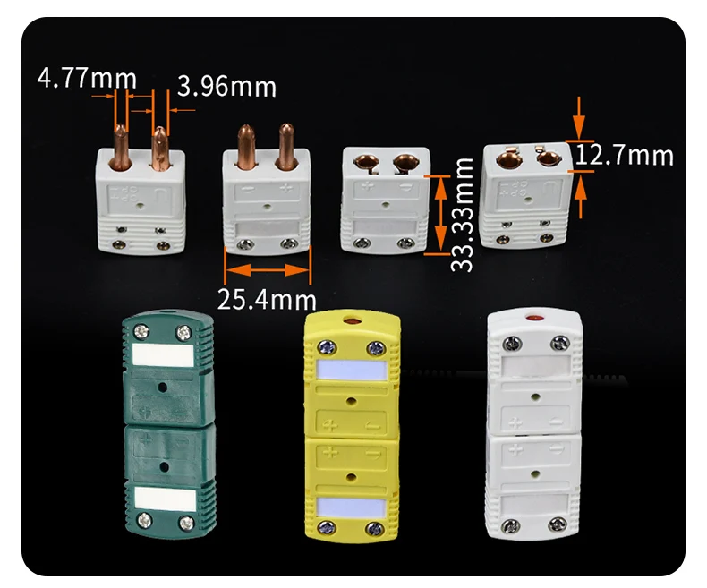 K Type Mini Thermocouple Connectors - Buy Plug Sockets H120 K Type ...