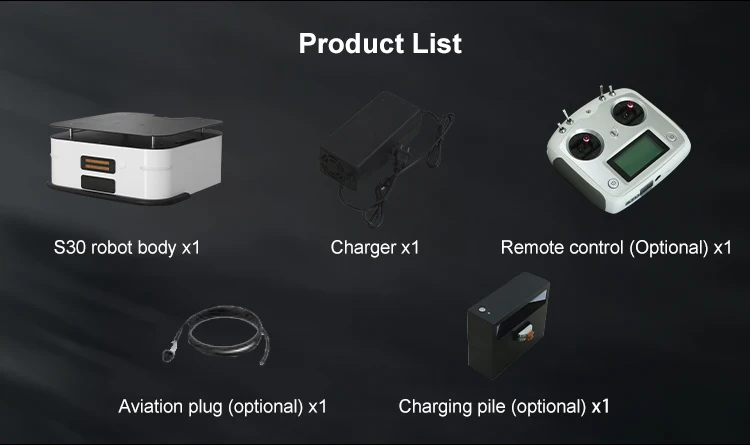 S30 Smart Laser Slam Mapping Navigation Autonomous Industrial Platform Amr Robot Chassis All ...