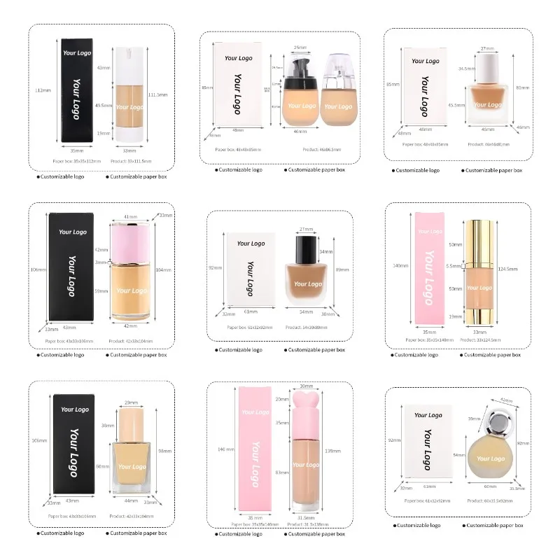 Make Your Own Brand Makeup Liquid Foundation Makeup For Young Girls ...