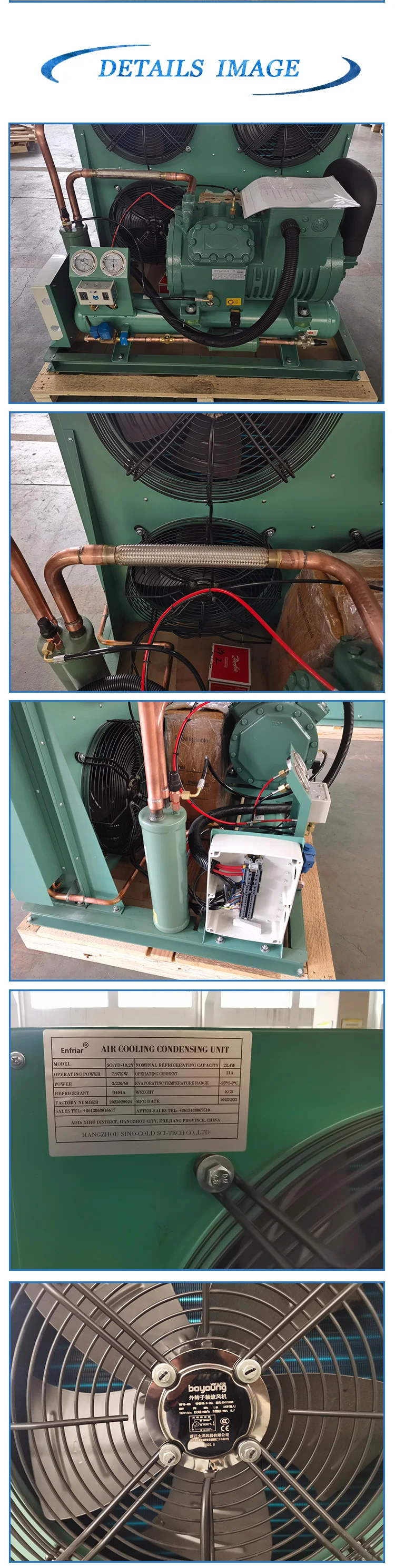 Sinocold 3phase 220v 60hz 10hp Condensing Unit With Bitzer Compressor ...