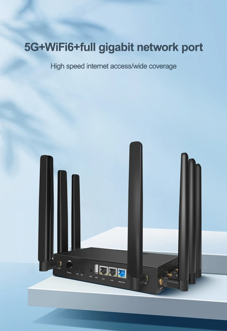 High Quality Dual Band Wifi6 5g Cpe Router MT7621A 1800Mbps 5g Mesh ...