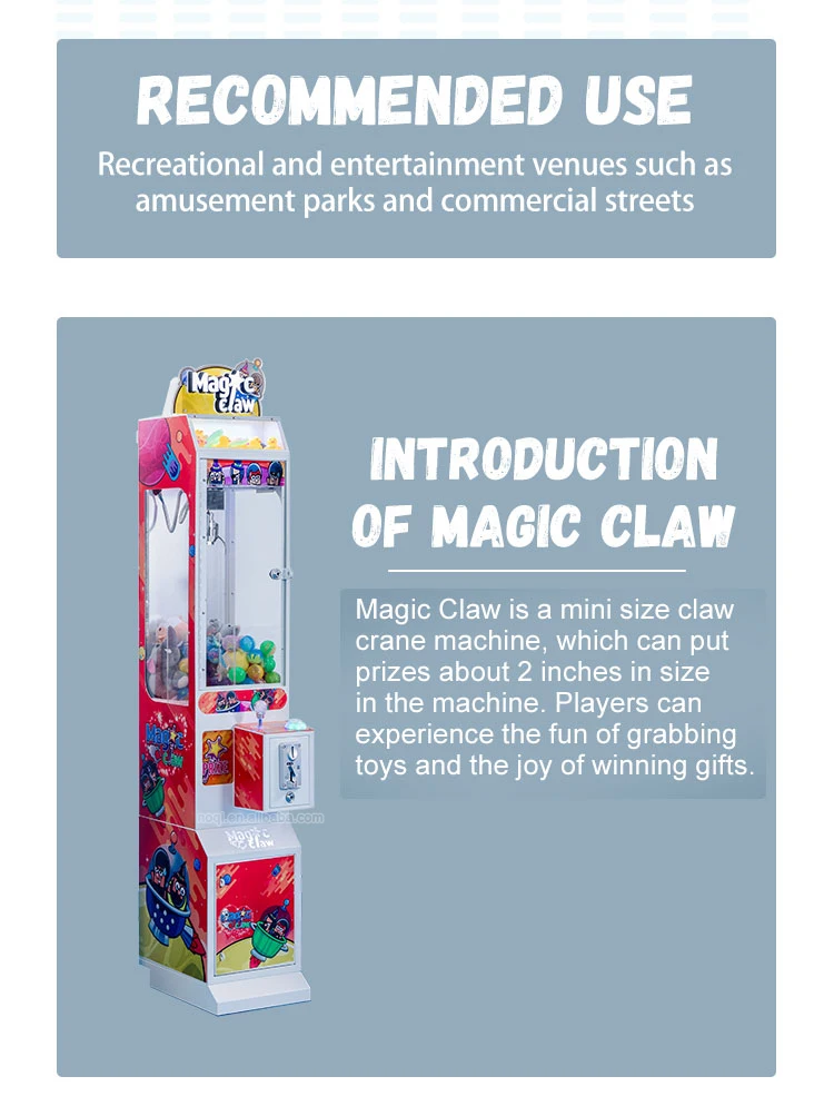 Commercial 1player Mega Small Doll Machines Crane Arcade Mini Claw ...