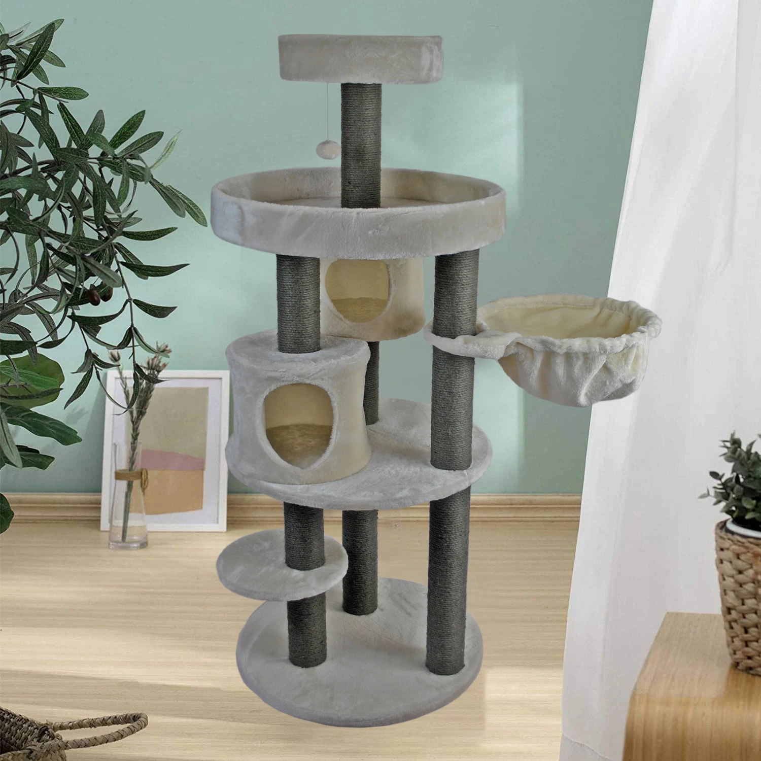Wholesale Big Luxury Cat Tree House - Cat Scratcher Lounge