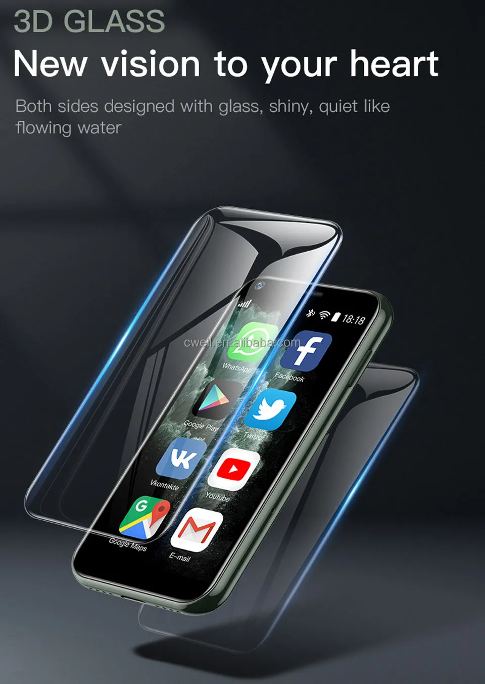 SOYES XS11 2.5 Inch Mini Smart Phone - Android 6.0 Marshmallow