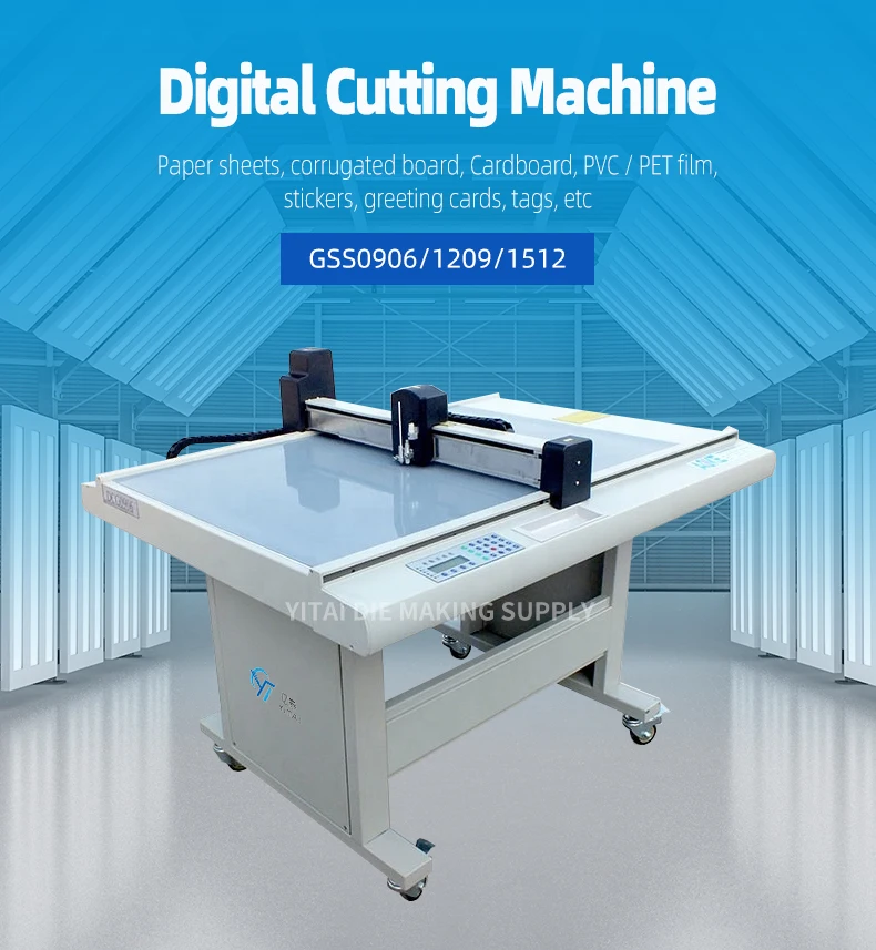 Automatic Cnc Box Cutting Machine Cutter Plotter Flat Bed Corrugated ...