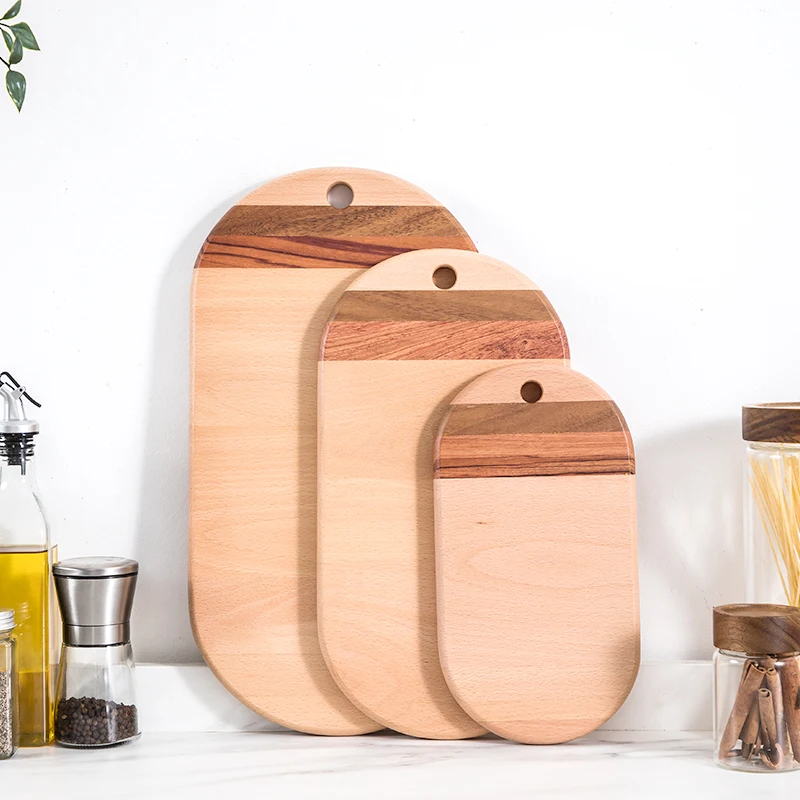 Acacia Wooden Kitchen Chopping Boards For Meat And Fruit Small Cutting ...
