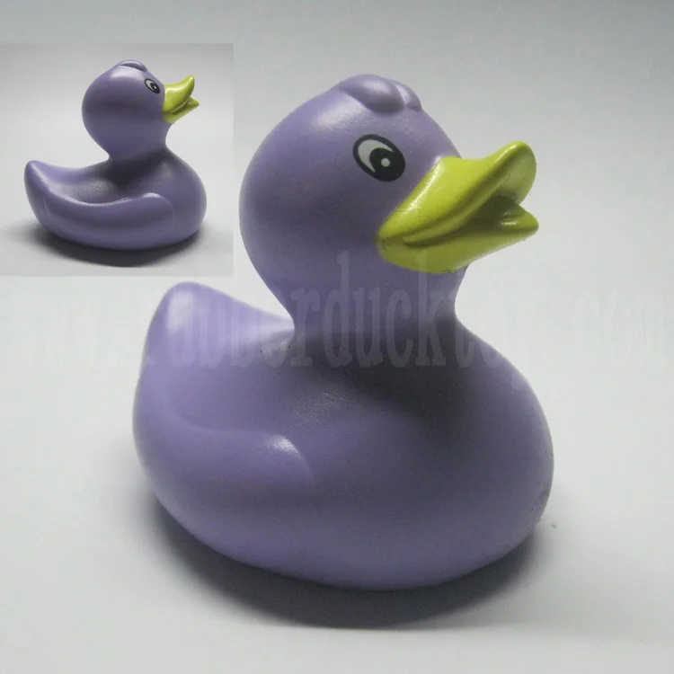 Purple Rubber Ducky Bath Toys