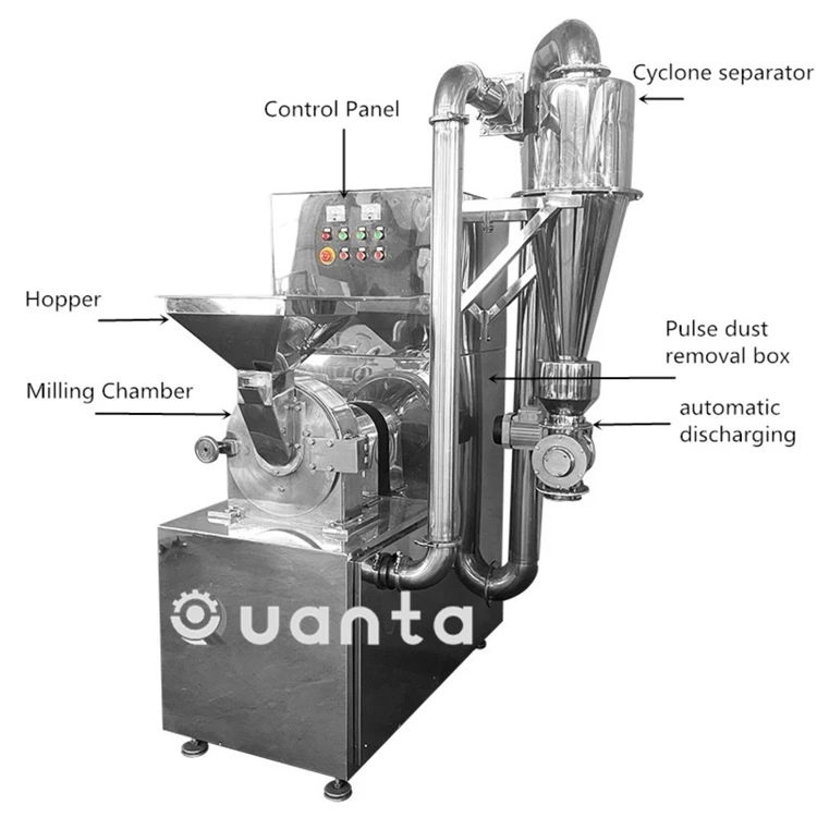 WF Stainless Steel 304 Electric Sugar Grinding Machine
