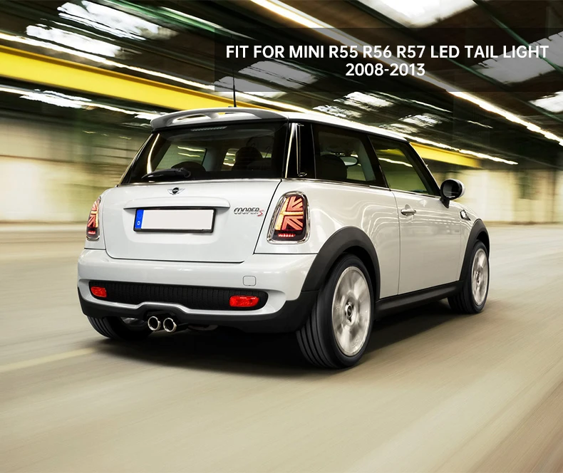 Vland Factory For Mini R56 Tail Lights 2011-2013 For Coopers Rear Light ...