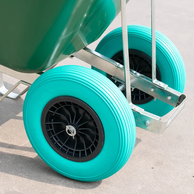 Heavy Duty Steel Wheelbarrow - Durable & Versatile