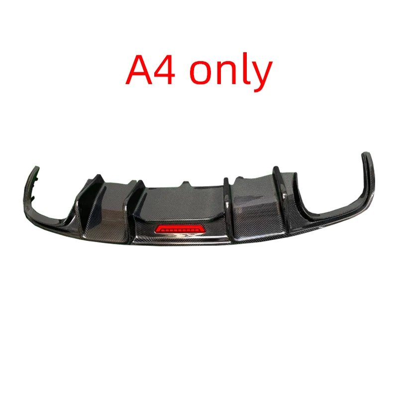 OEM Carbon Fiber Splitter Rear Diffuser for Audi S4 A4 B7 B8 B9 (2010 ...