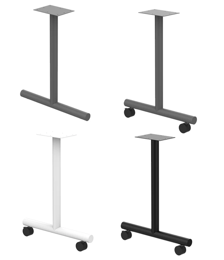 Metal Office Work Table Leg Heavy Duty T-shaped Steel Table Legs ...
