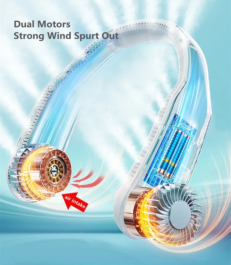 Custom Personal Cooler Bldc Electric Fans Hanging Charger Smart ...