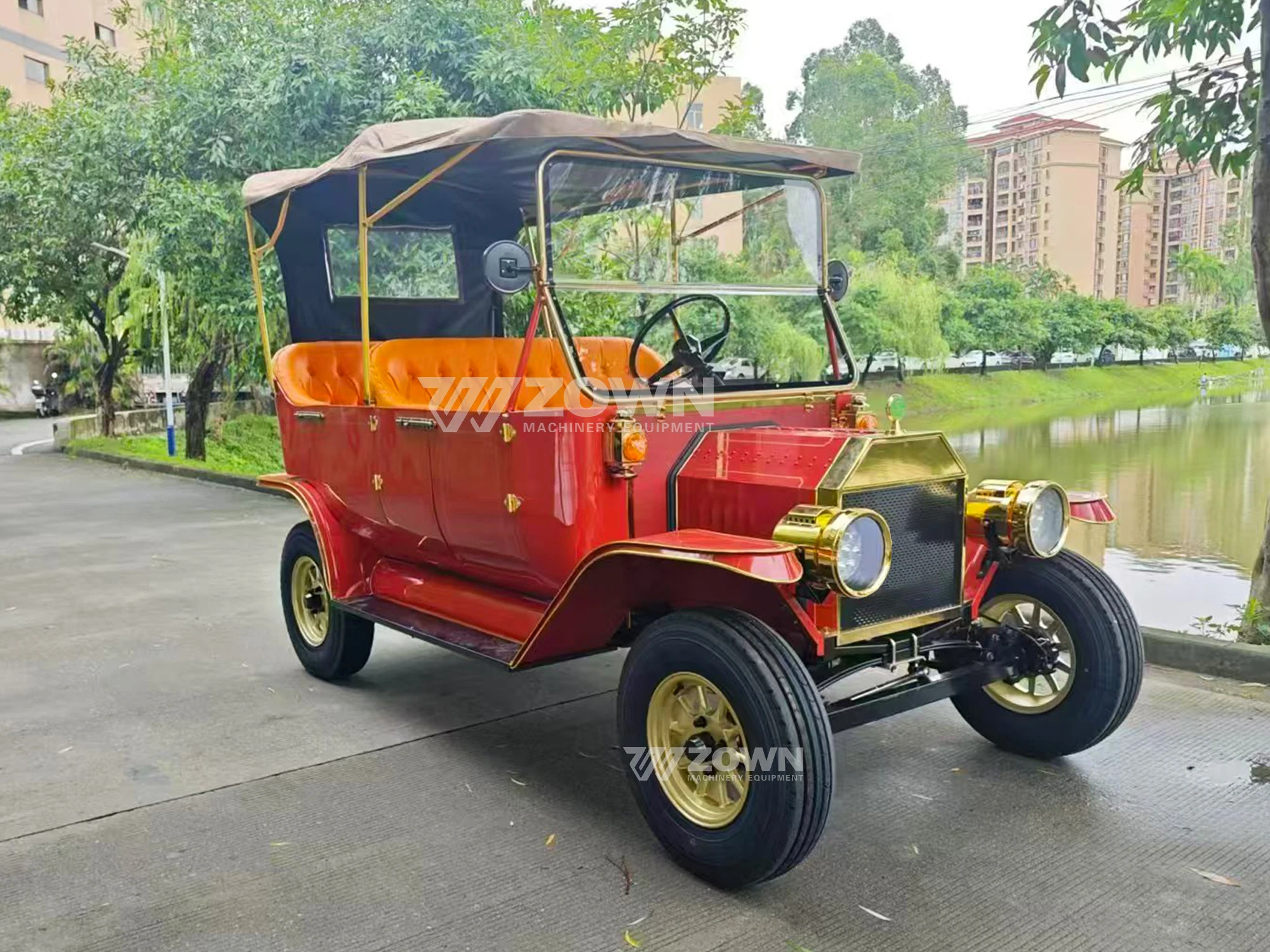 CE Certified Unique Oldtimer Travel Sightseeing Bus Shuttle Electric ...