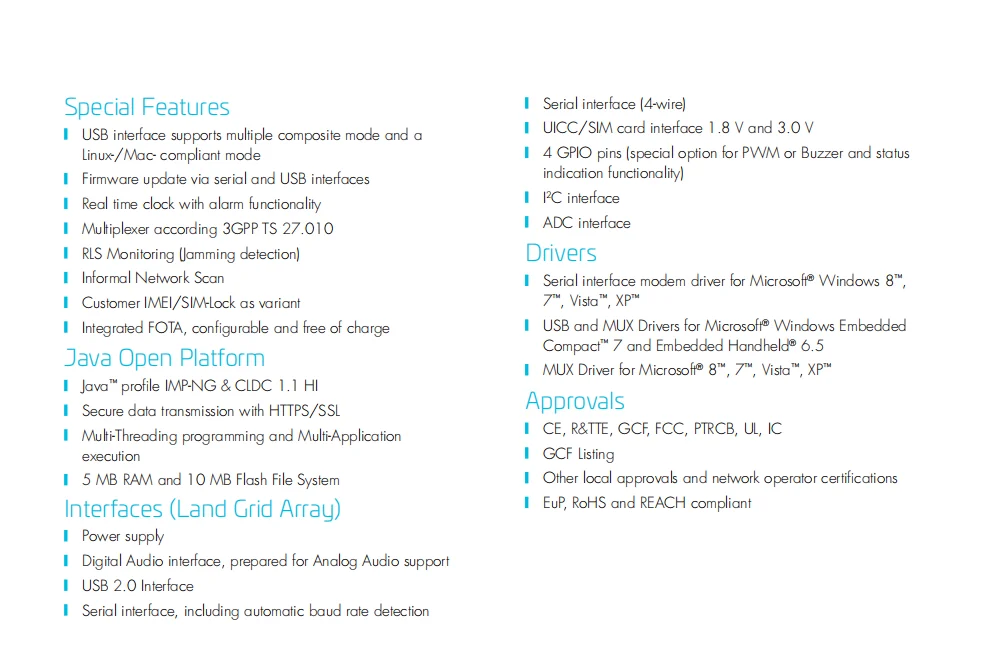 Cinterion Bgs5 Wireless Module With Advanced Processing Power - Buy ...