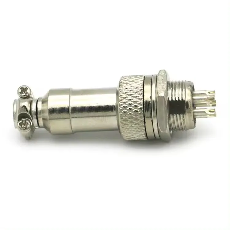 GX12 M12 12mm Panel Mount 2 3 4 5 6 7 8pin Male Female Aviation Socket ...