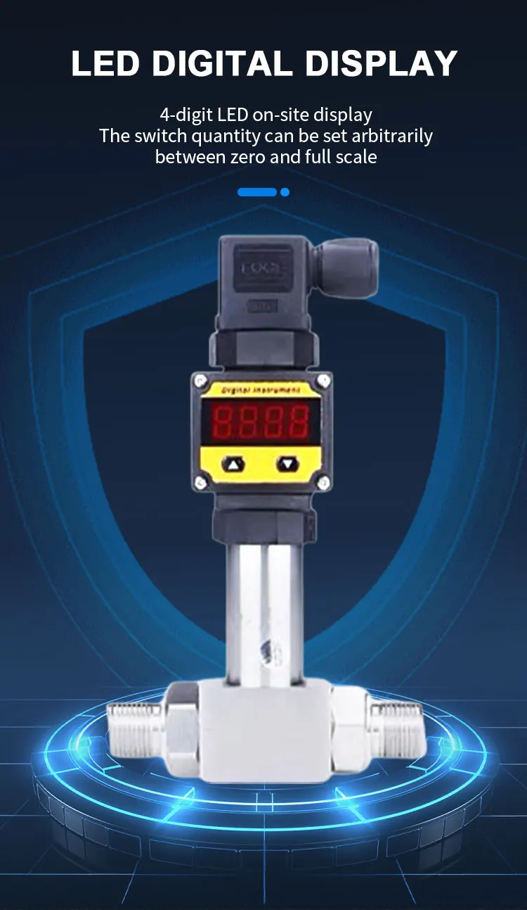 SENTEC Analog RS485/4-20mA Output Air Water Differential Pressure Transmitter Low Cost ...