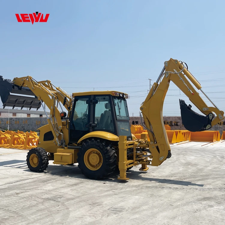 CE EPA ENGINE Compact Backhoe Loader by Chinese Manufacturer