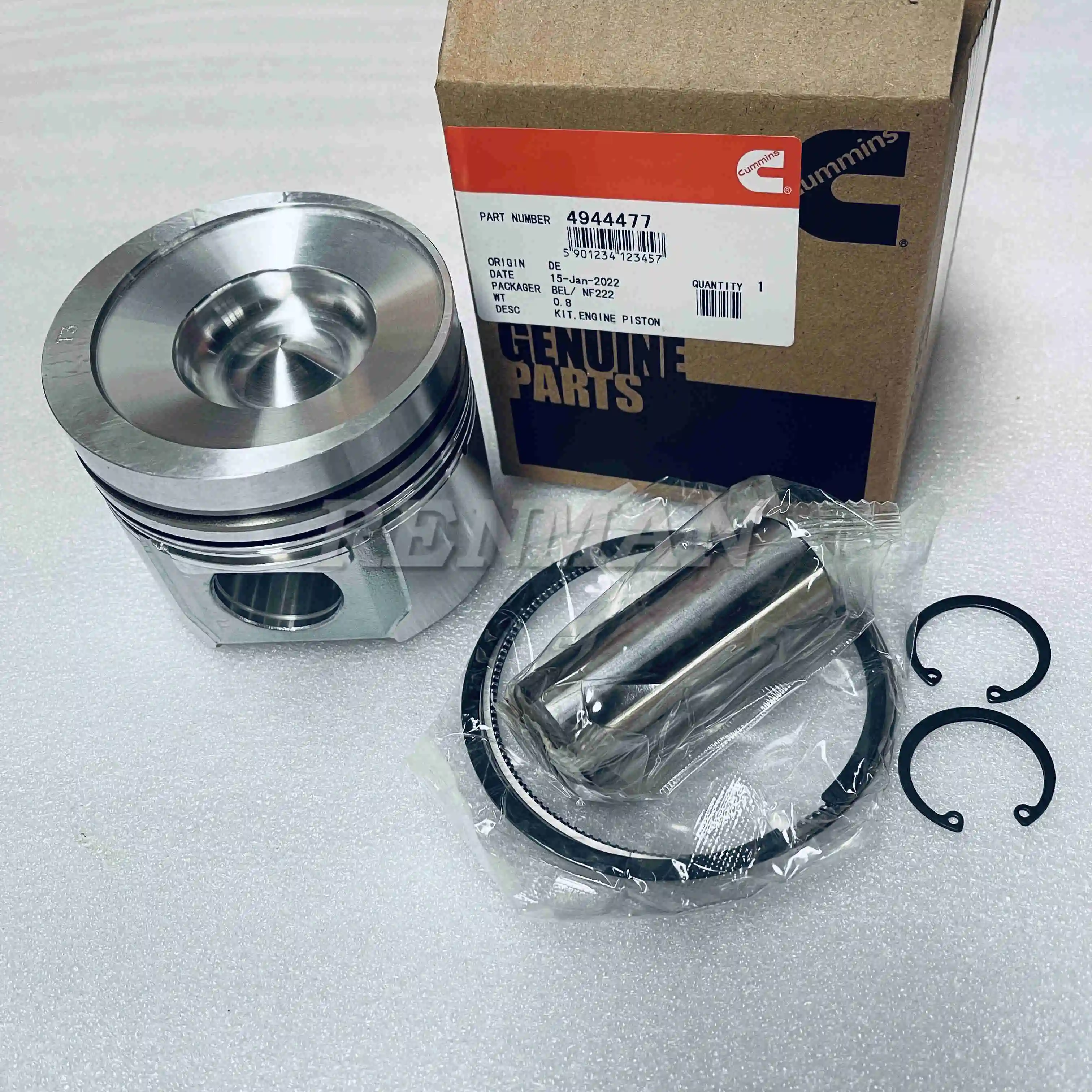 Kit de pistón de motor ummins, 4955573 B3.3 Qumum3.3 C, 4955573 4944477 ...