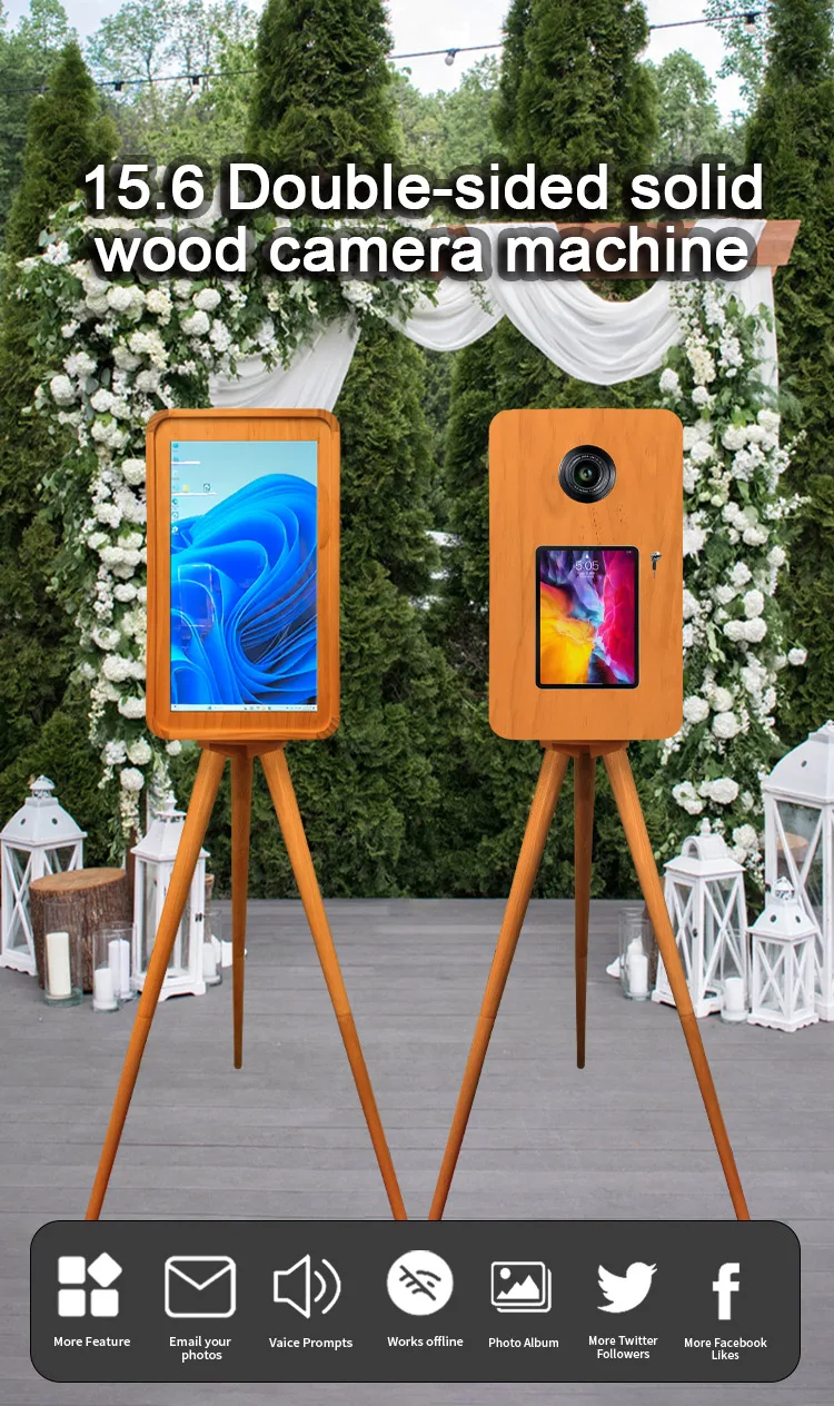 Photobooth 2024 Selfie Photo Kiosk Station Portable Photo Kiosk with ...