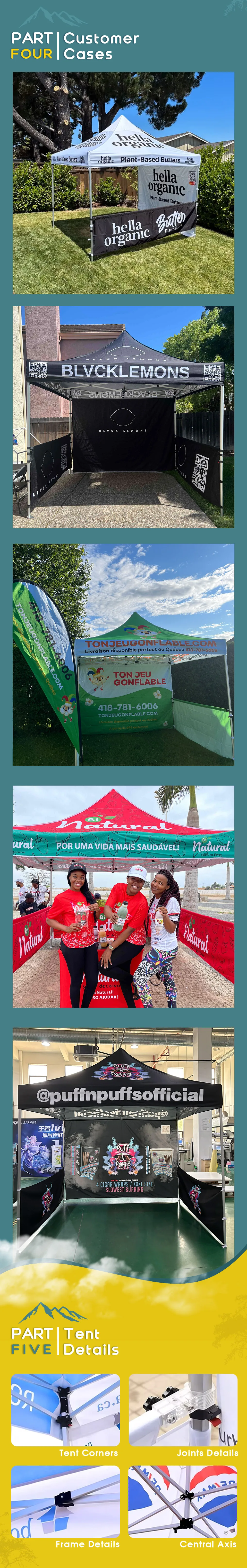 10x10 Advertising logo Outdoor Aluminum Trade Show Tent Exhibition ...