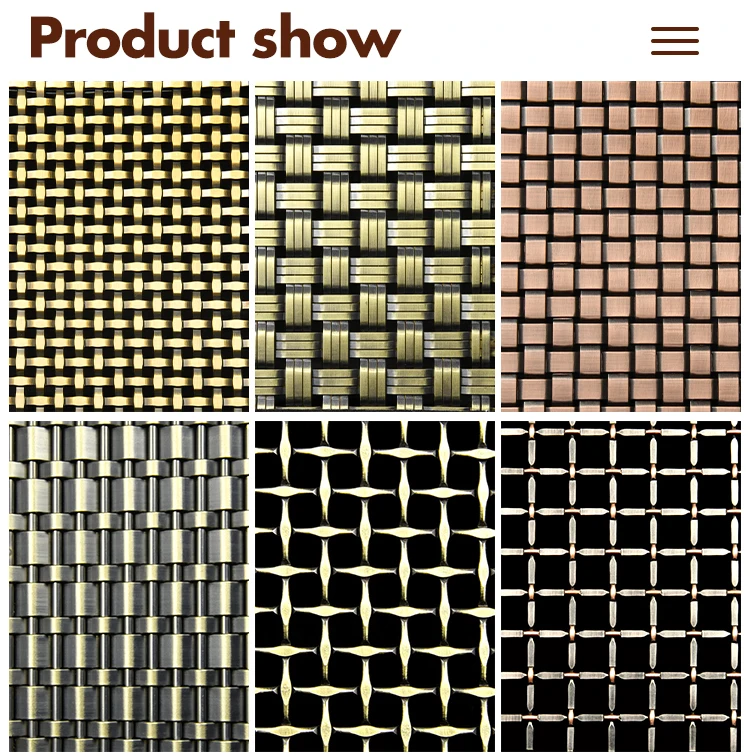 Metal Mesh Cladding Antique Brass Plated - Buy Double Wire Woven Mesh ...