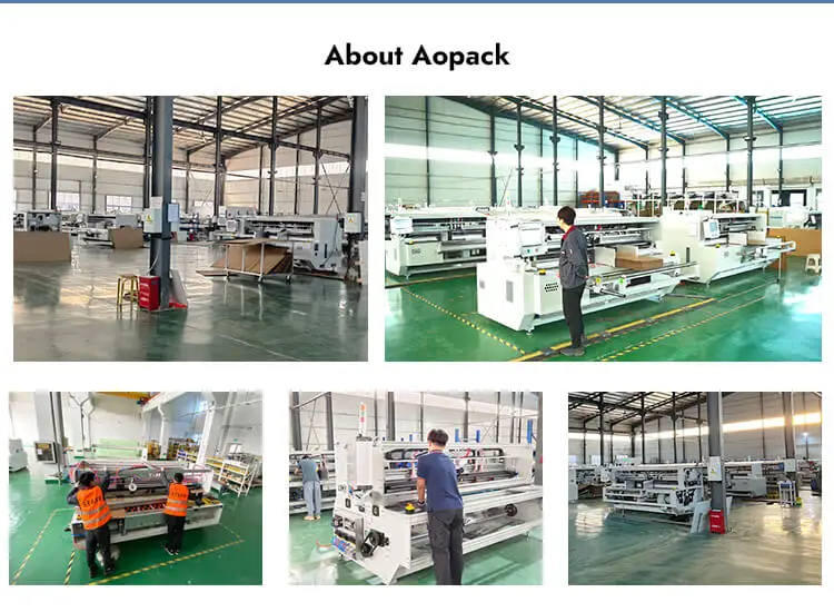 Aopack Computerized Box-Making Machine - Precision & Efficiency
