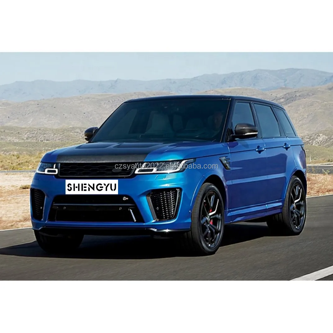Car Body Kit for RANGE ROVER SPORT 14-17 Upgrade to 18-21 SVR Model ...