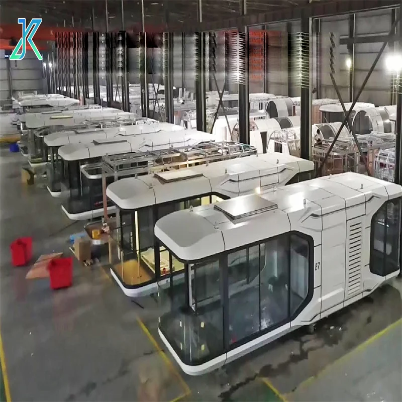 Extendable Capsule House Space Prefabricated Capsule Container House ...