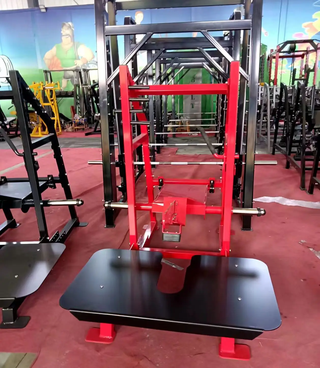 Strength Plate Loaded Pit Shark Gym Equipment Belt Squat Exercise ...