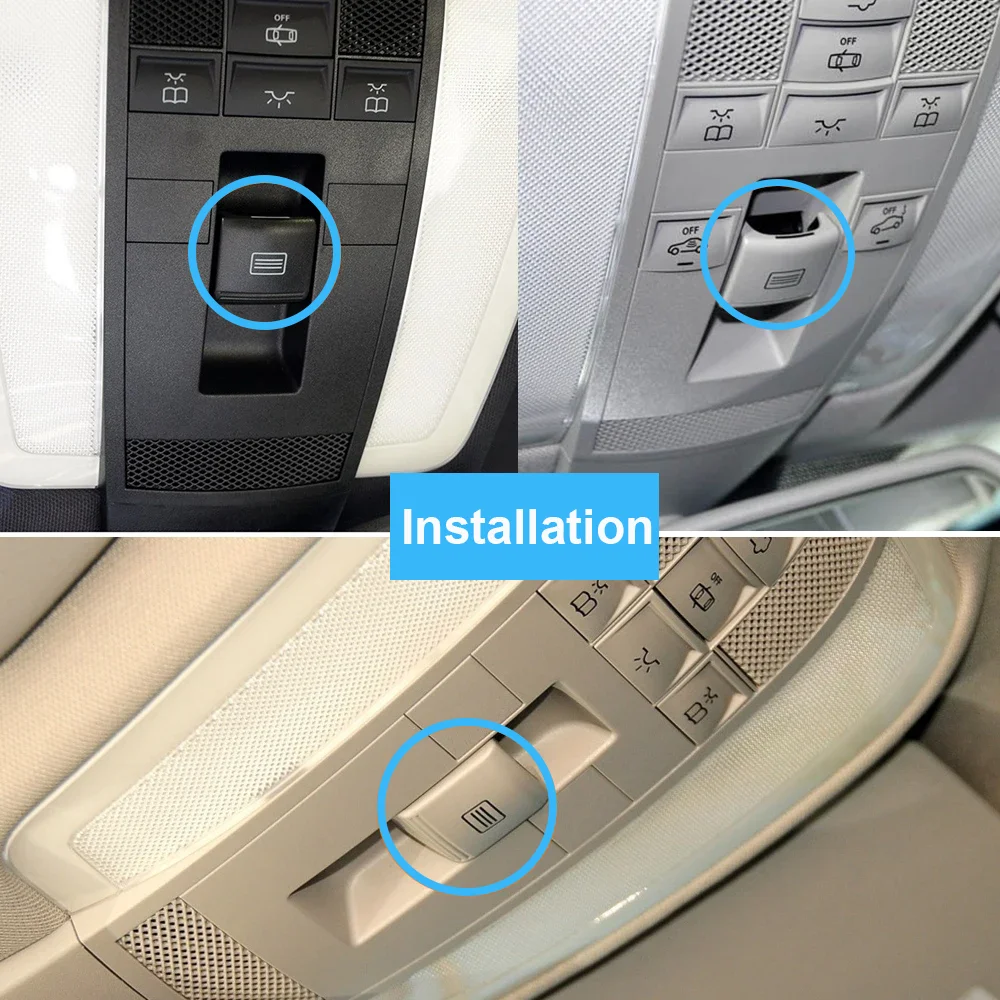 Car Inner Door Ceiling Light Switch Sunroof Window Switch Button For ...