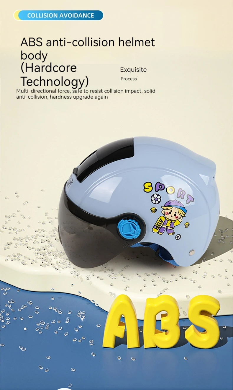 National 3c Certified Kids Helmet Motorcycle Lightweight Portable Sun ...