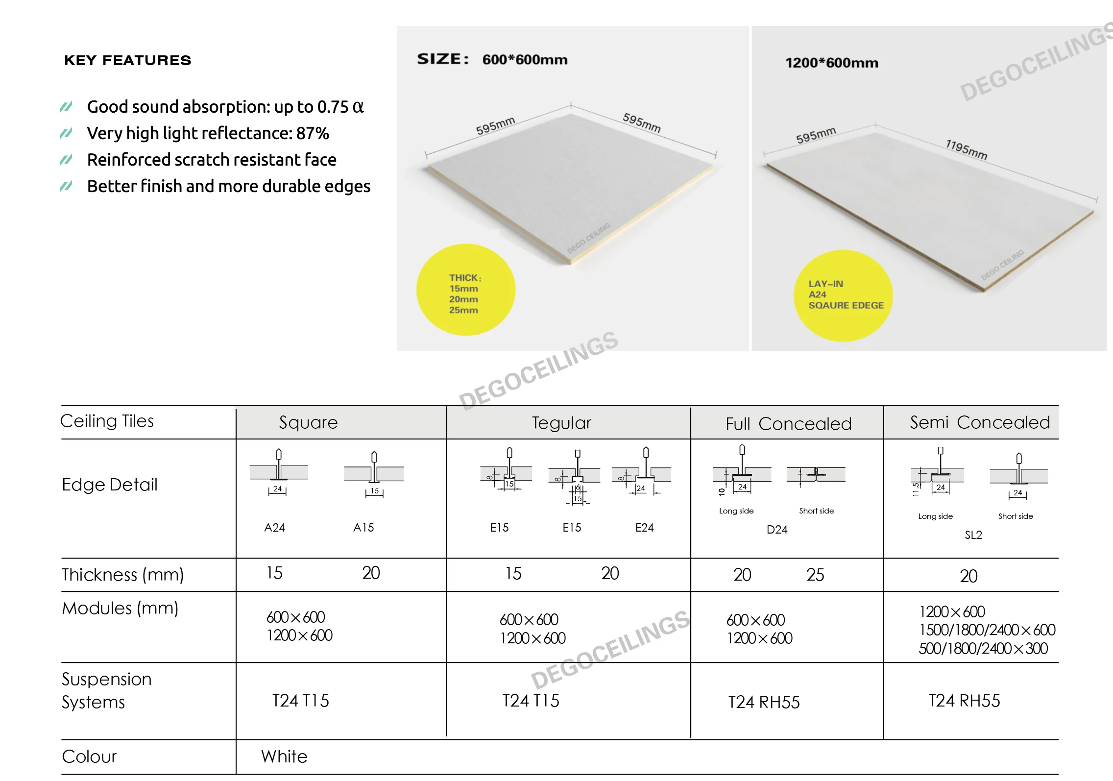 600x600 Acoustic Ceiling Panels Soundproof Fiberglass Woo Ceiling Board ...