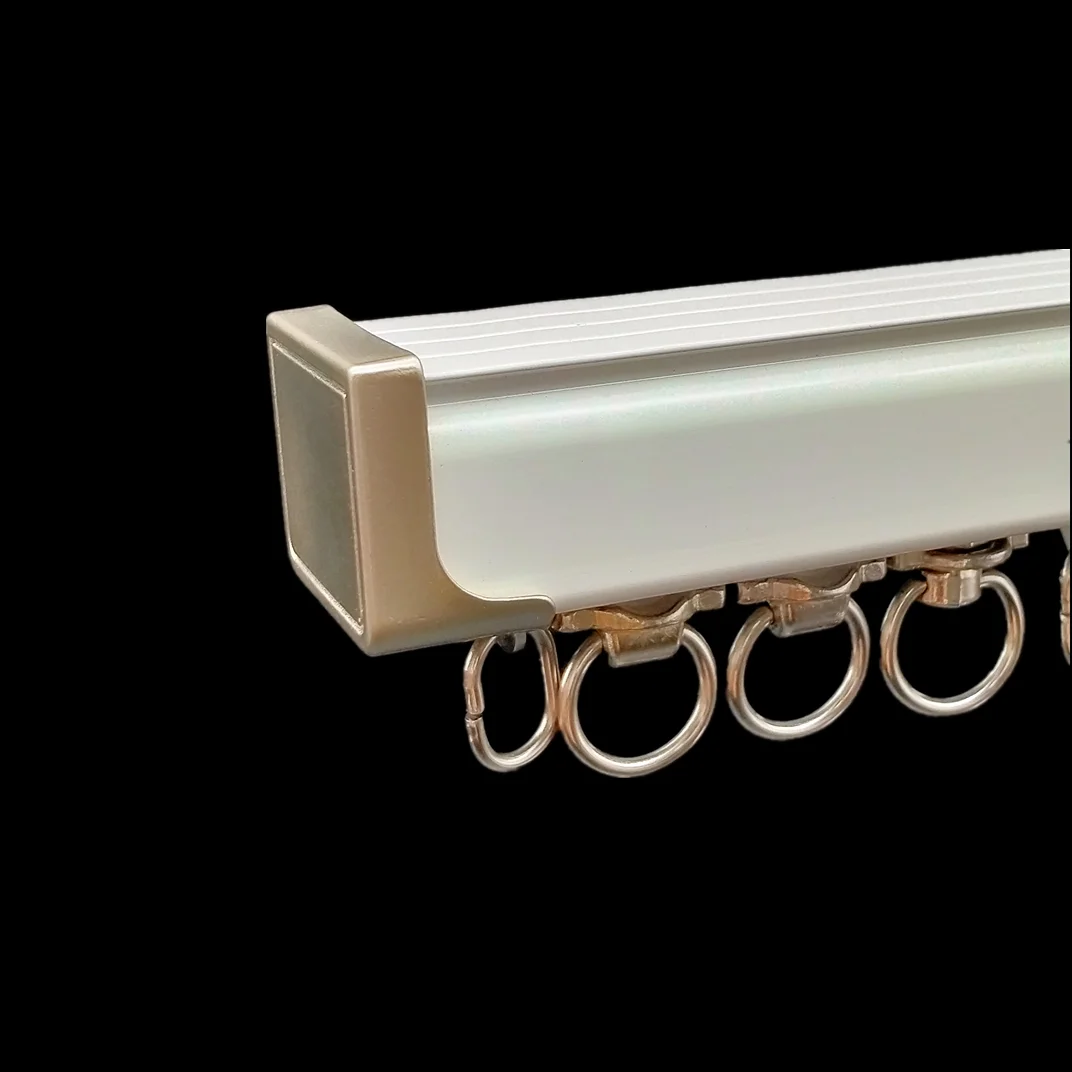 Custom Modern White Heavy Duty Extendable Metal Double Telescopic ...