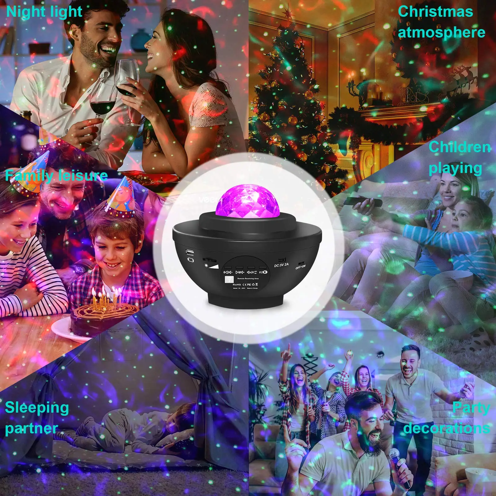 KSWING Star Projector - Galaxy Night Light for Bedroom