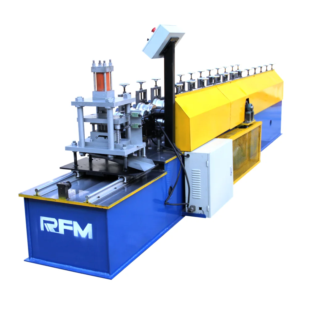 Roller Shutter Door Guide Rail Track Roll Forming Machine Shutter Door Roll Forming Machine ...