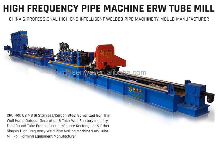 Crc Hrc Cs Ms Gi Hf High Frequency Weld Pipe Making Machine Equipment ...