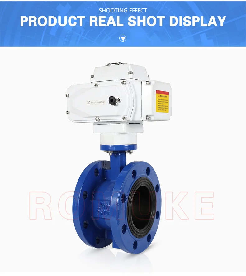 D941x-16q Dn500 Dn450 Electric Butterfly Valve Explosion-proof Switch Regulating Ductile Iron ...