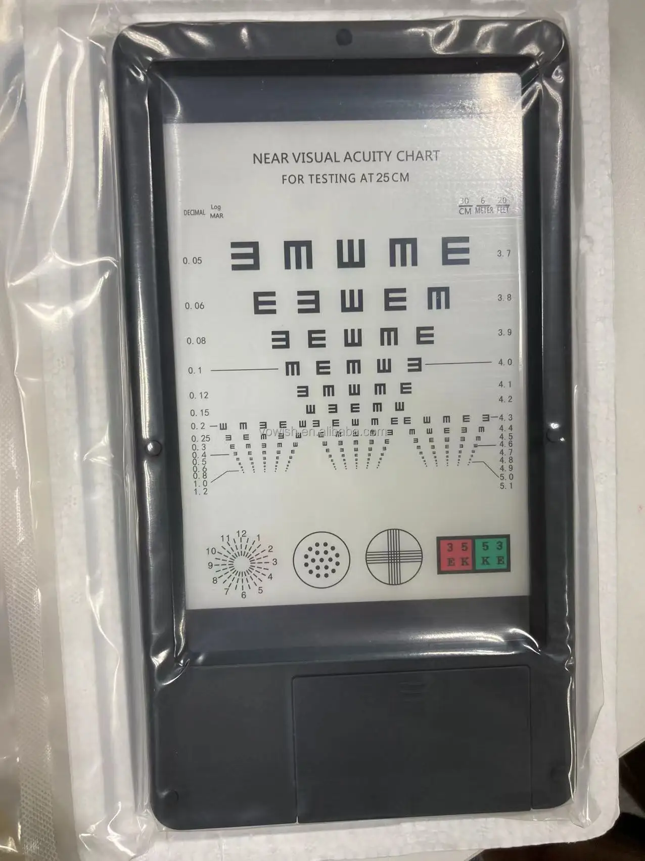 Nvc-02 Optometry Visual Acuity Chart Led Light Optical Visual Acuity ...